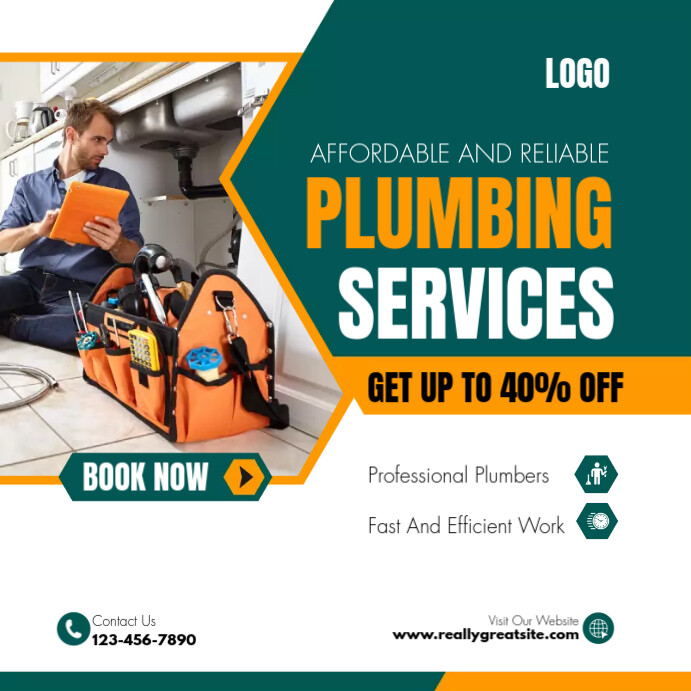 PLUMBING SERVICES FLYERS Template | PosterMyWall