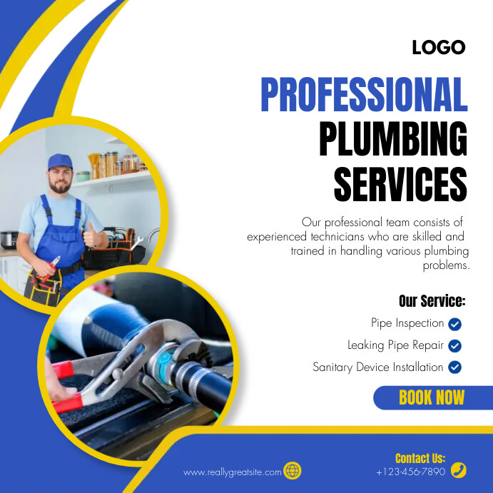 PLUMBING SERVICES FLYERS Template | PosterMyWall