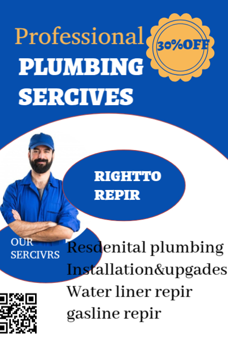plumbing services repir poster Template | PosterMyWall
