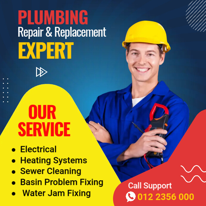 Copy of Plumbing services template | PosterMyWall