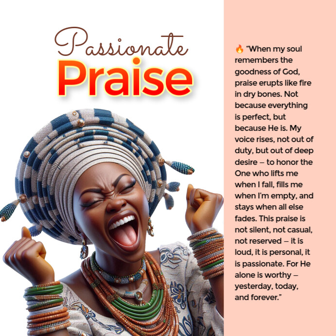 Copy of PO praise | PosterMyWall