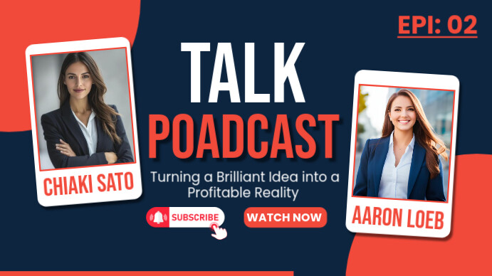Poadcast YouTube thumbnail template design 2025 | PosterMyWall