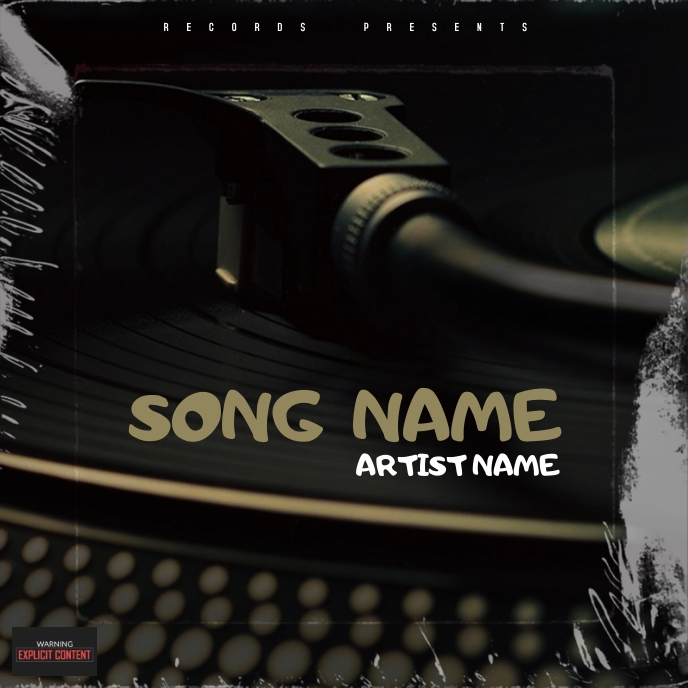 pochette d'album - khirou Template | PosterMyWall