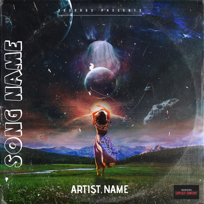 pochette d'album - khirou Template | PosterMyWall