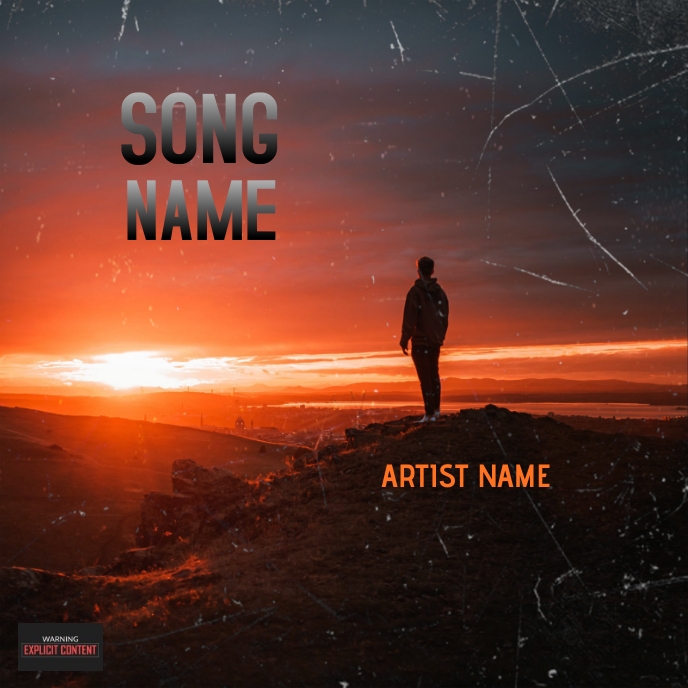 pochette d'album - khirou Template | PosterMyWall