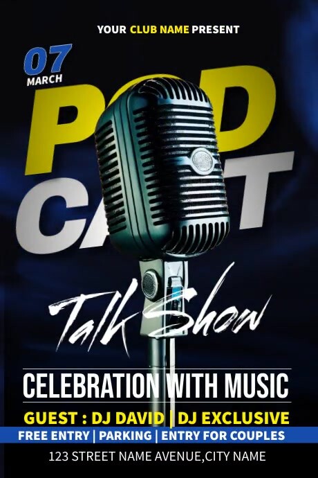 Podcast Ads Template | PosterMyWall