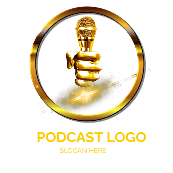 Podcast Company Icon Logo Template | PosterMyWall