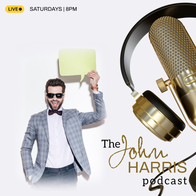 PODCAST COVER | TALK SHOW Template | PosterMyWall