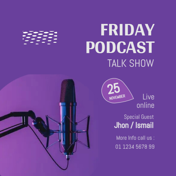 PODCAST COVER FLYER Template | PosterMyWall