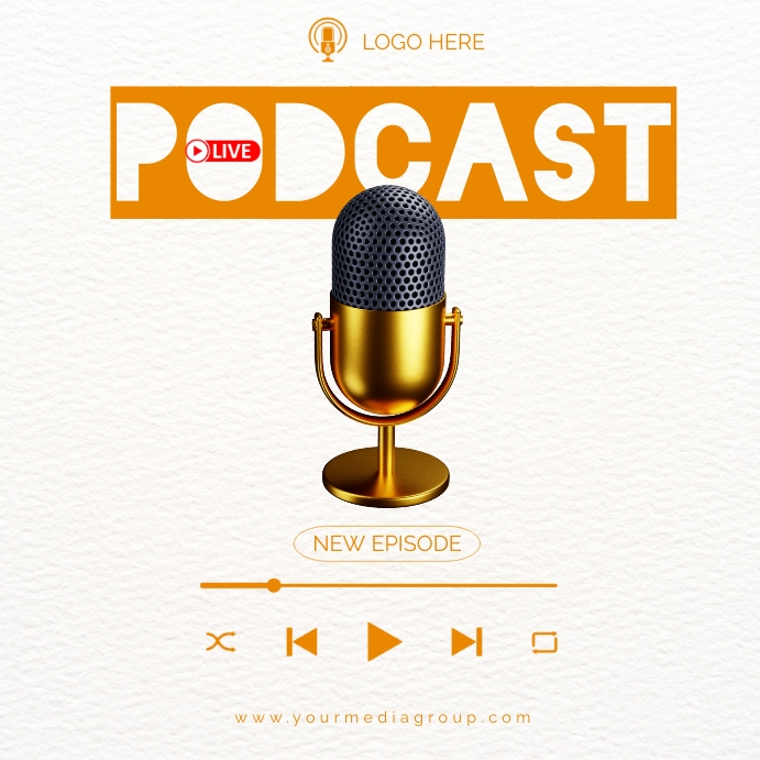 PODCAST CRATIVE TALK Templat | PosterMyWall