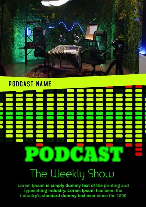 Podcast Template | PosterMyWall