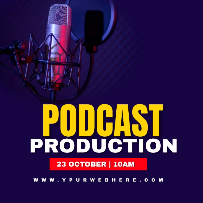 podcast Template | PosterMyWall