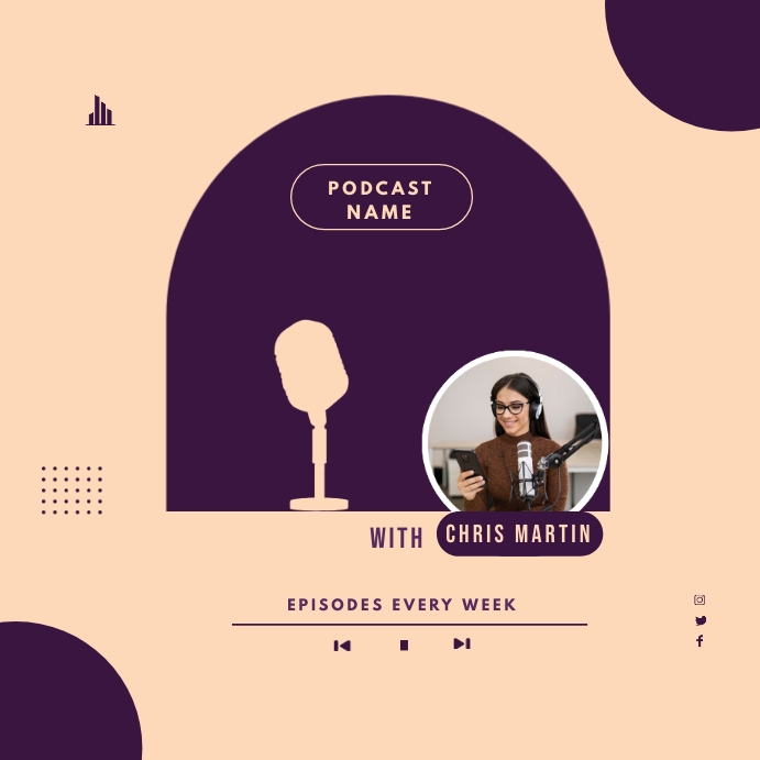 Plantilla de Podcast | PosterMyWall