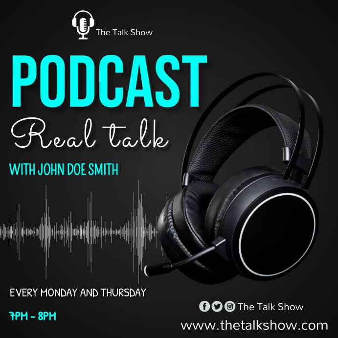 Podcast Template | PosterMyWall