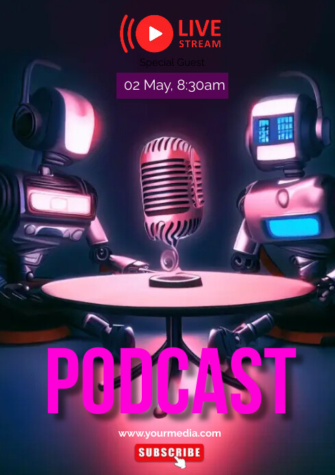 podcast Template | PosterMyWall