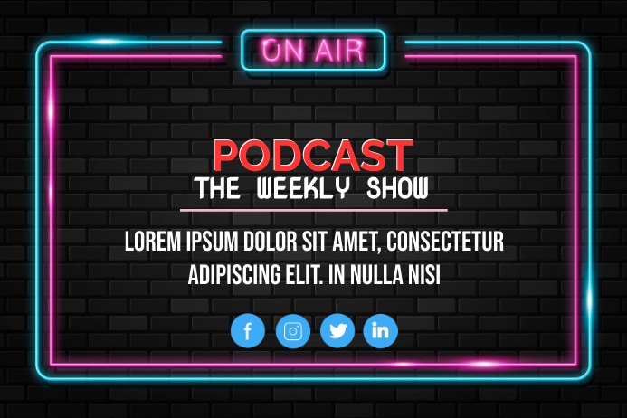 PODCAST Template | PosterMyWall