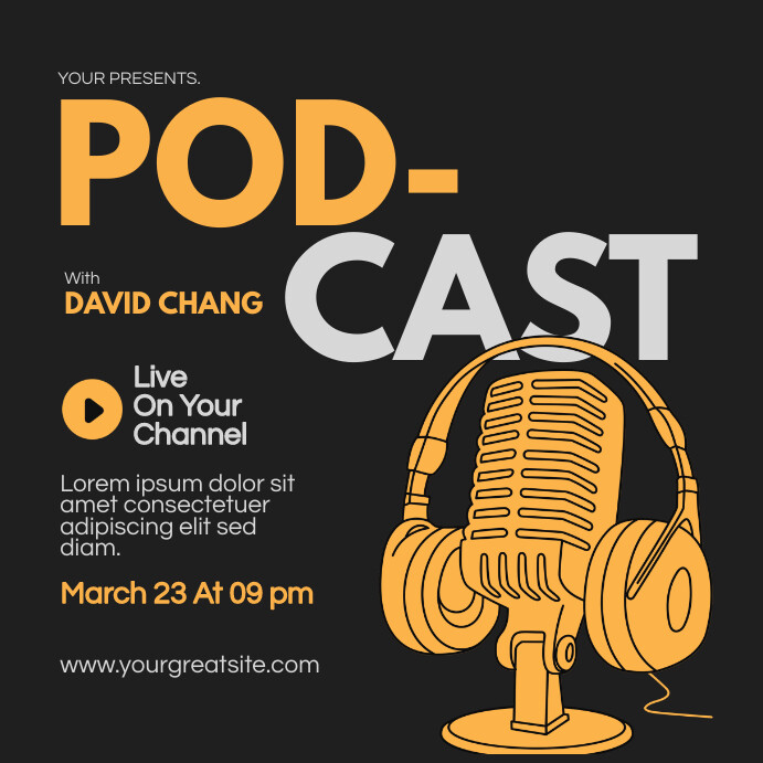 Copy of PodCast | PosterMyWall