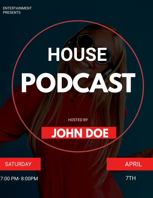 Podcast Template | PosterMyWall