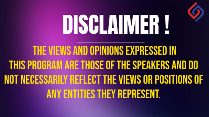 Podcast Disclaimer Digital Display (16:9) Template | PosterMyWall