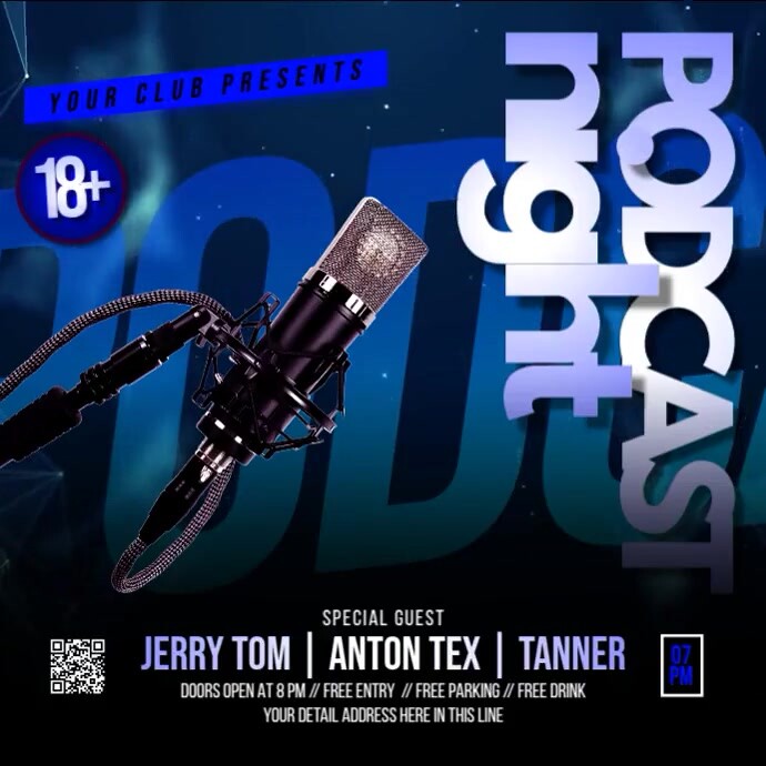 Podcast Event Template | PosterMyWall