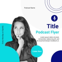 podcast flyer Template | PosterMyWall