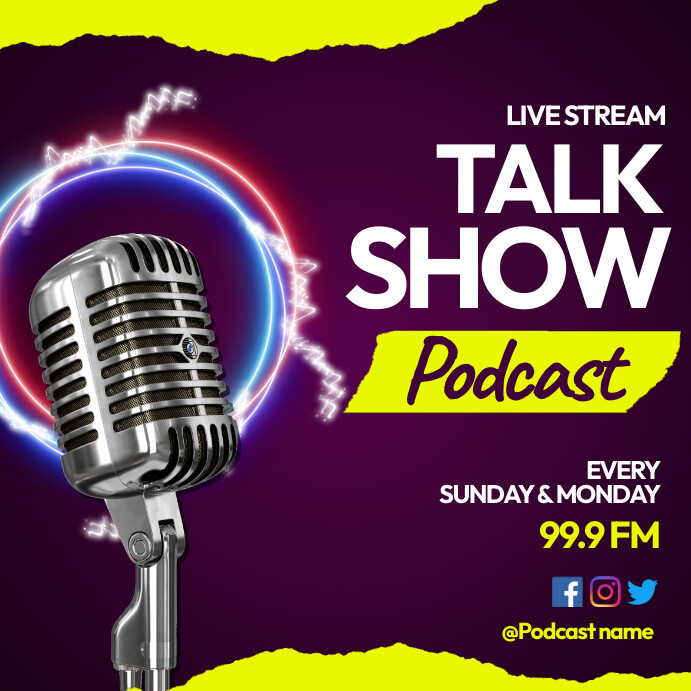 Copy of PODCAST FLYER | PosterMyWall