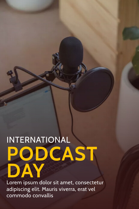 Podcast flyers Template | PosterMyWall