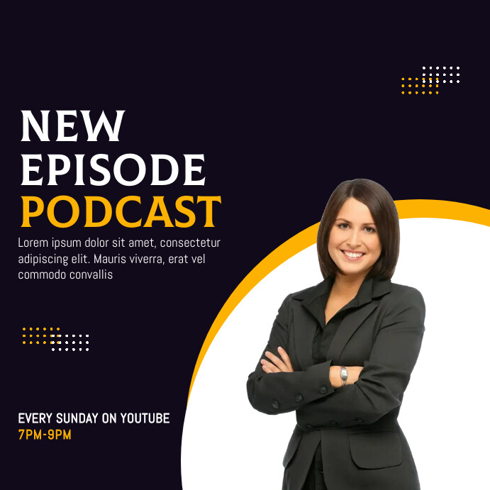 Podcast flyers Template | PosterMyWall