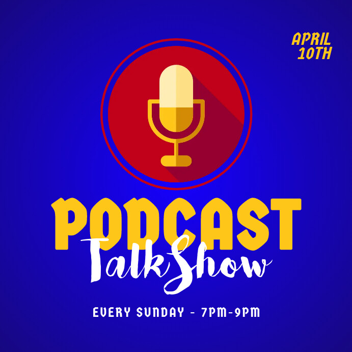 Podcast flyers Template | PosterMyWall