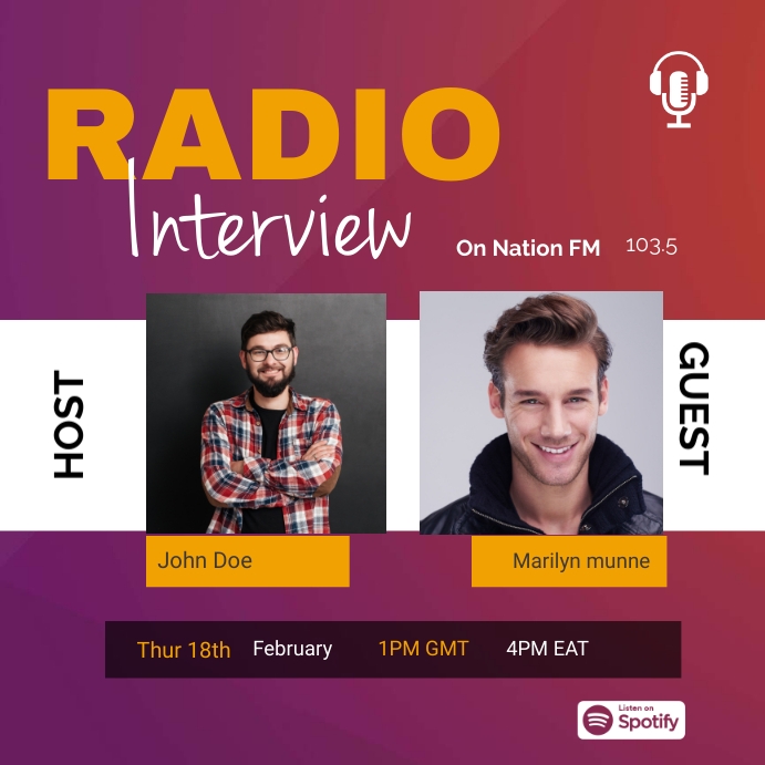 Copy of podcast flyers | PosterMyWall