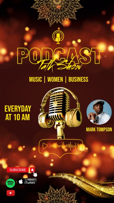 Copy of podcast instagram story | PosterMyWall