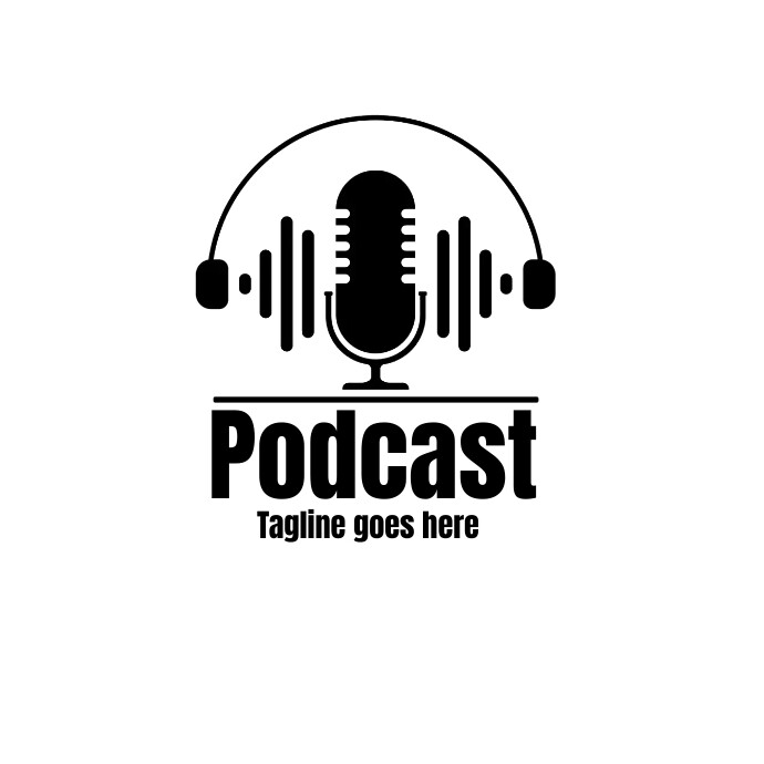 Podcast logo, podcast channel logo (5) Template | PosterMyWall