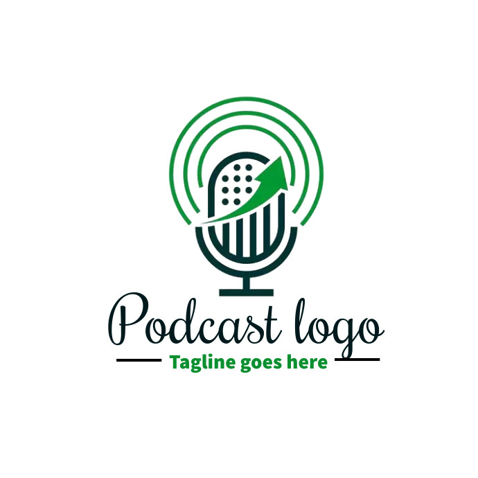 Podcast logo, podcast channel logo Template | PosterMyWall