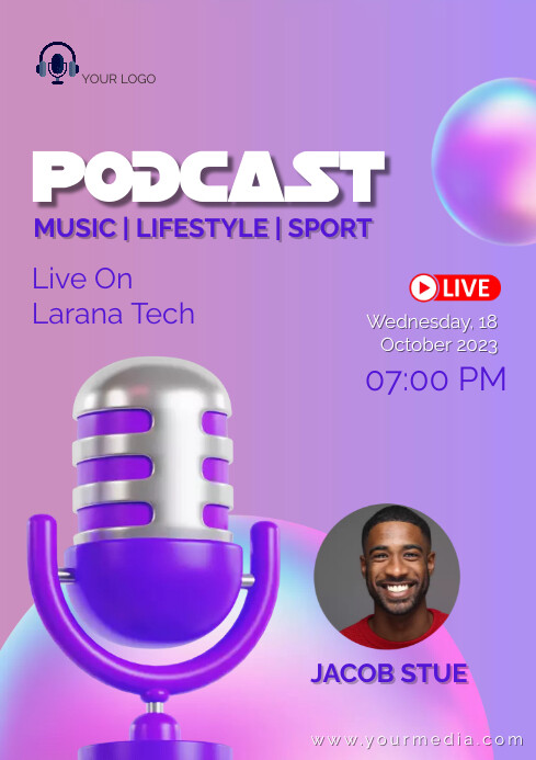 podcast music Template | PosterMyWall