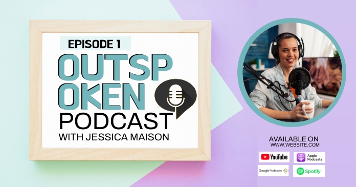 Copy of PODCAST PODCASTER AD DESIGN TEMPLATE | PosterMyWall