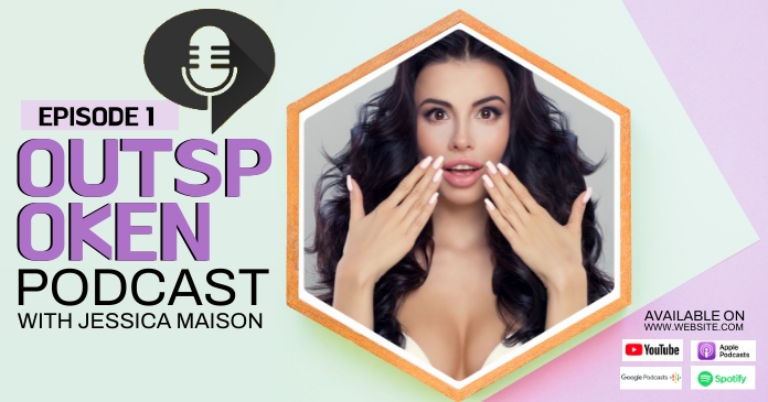 PODCAST PODCASTER AD DESIGN TEMPLATE | PosterMyWall