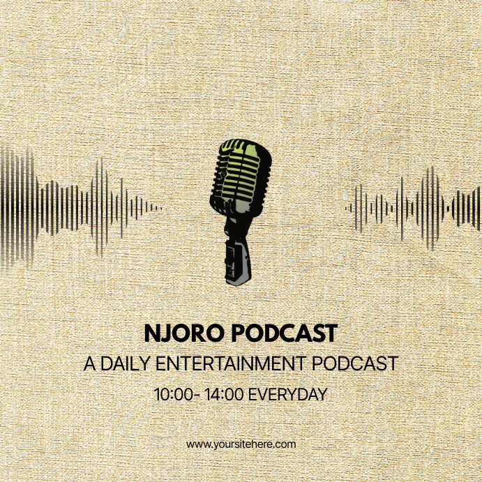 Podcast Poster Template | PosterMyWall