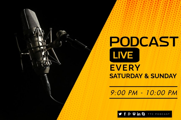 Podcast poster Template | PosterMyWall