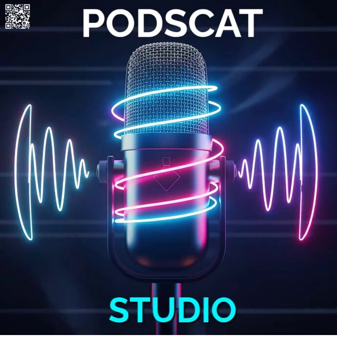 Plantilla de Podcast Studio Logo Design | PosterMyWall