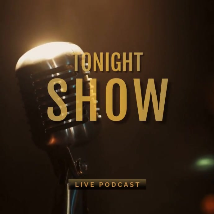 podcast tonight Template | PosterMyWall