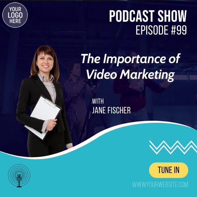 Podcast Video Ad Template | PosterMyWall