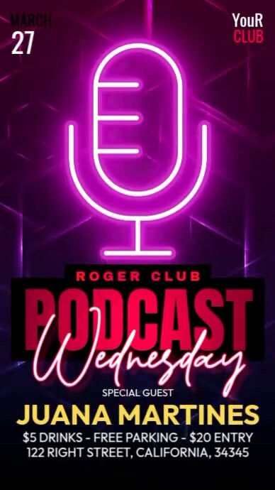 Copy of Podcast Wednesdays | PosterMyWall