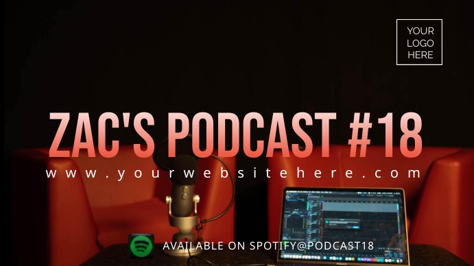 Podcast YouTube Thumbnail for more Clicks Template | PosterMyWall