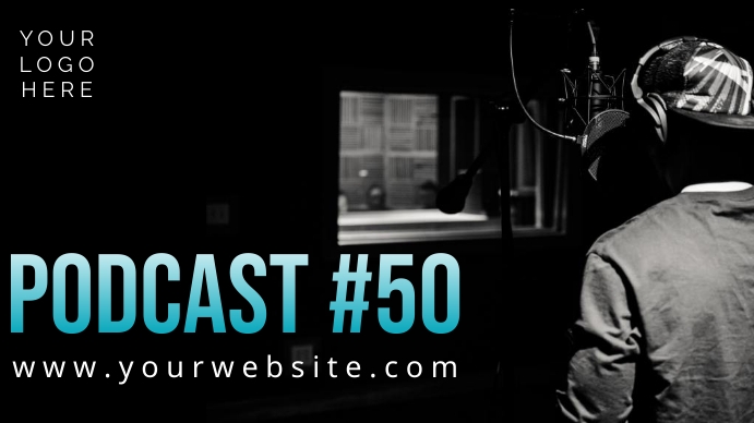 Podcast YouTube Thumbnail for more Clicks Template | PosterMyWall