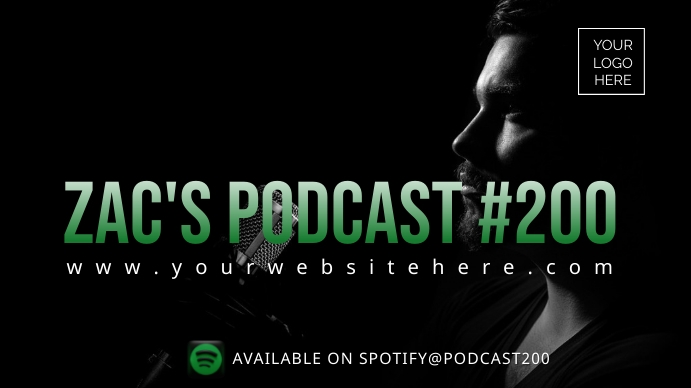 Podcast YouTube Thumbnail for more Clicks Template | PosterMyWall