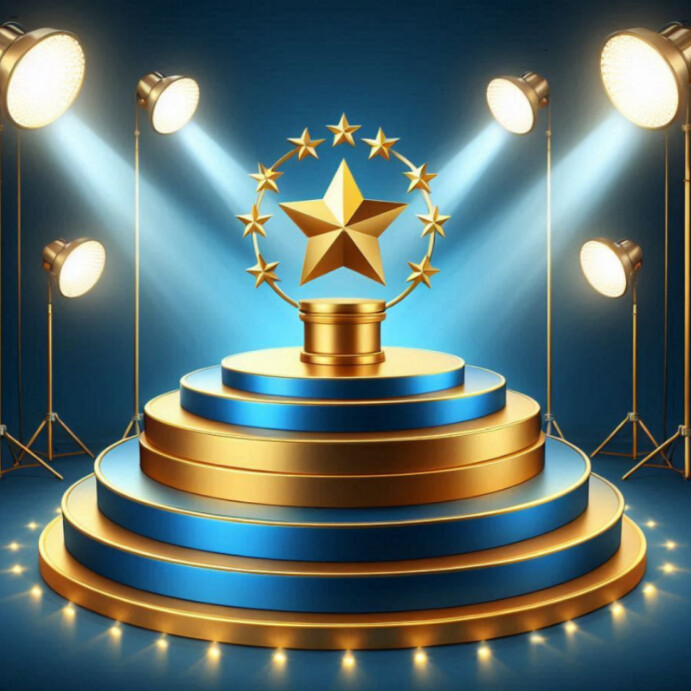 Podium Stage Background Template | PosterMyWall