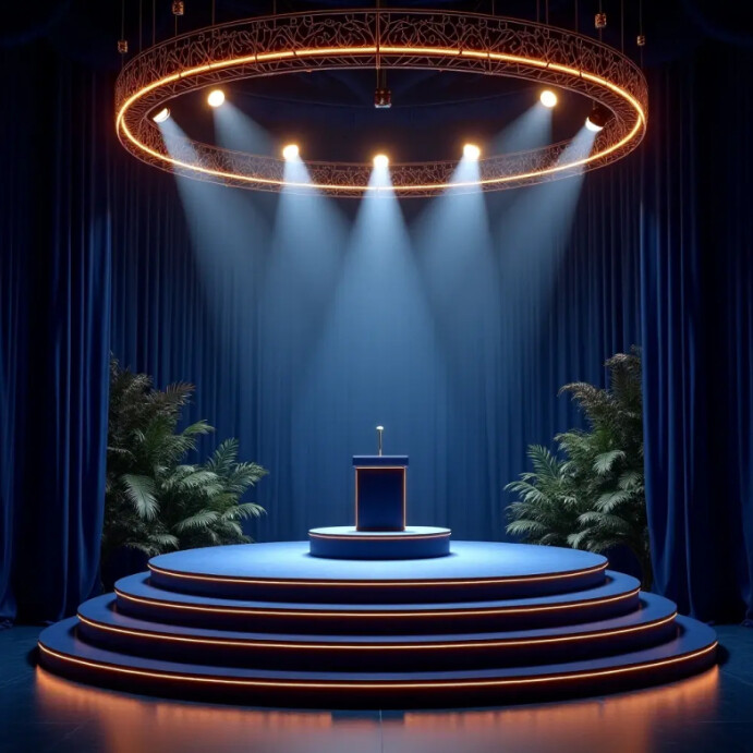 Podium stage Template | PosterMyWall