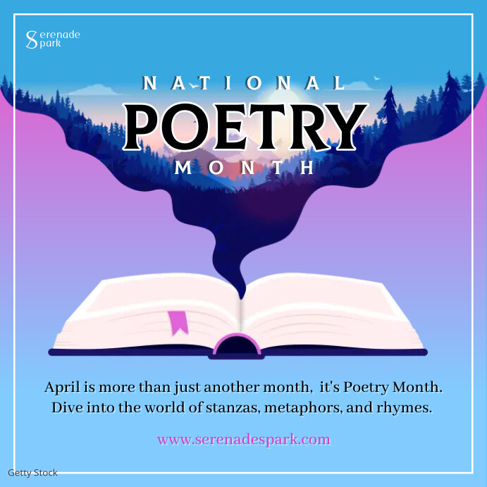 Poetry Month Post Template | PosterMyWall