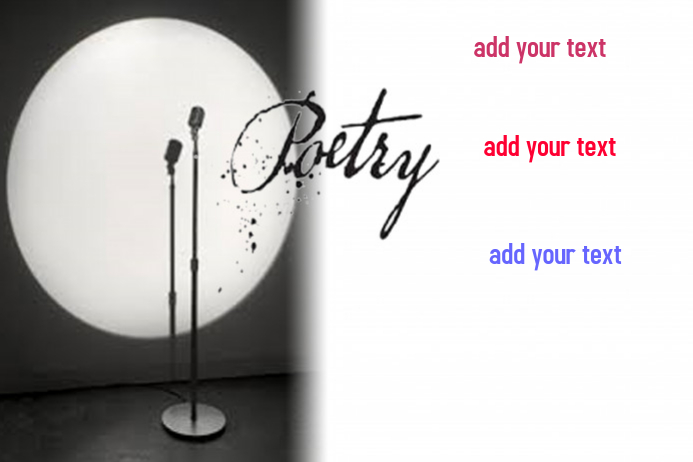 Poetry Night Template | PosterMyWall