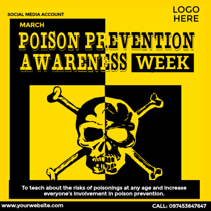 Copy of Poison Prevention Awareness Week | PosterMyWall